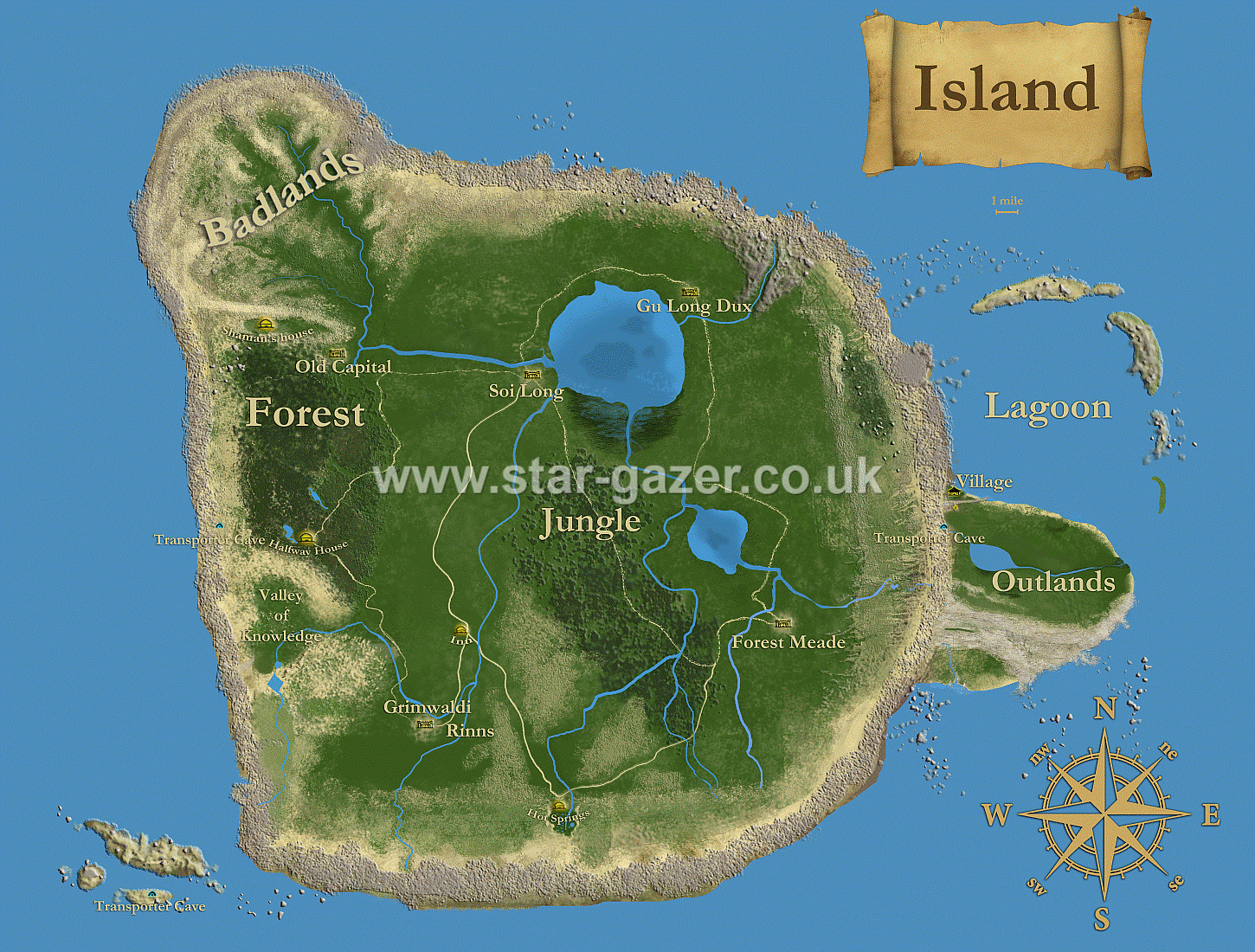 Stargazer: Places and place names